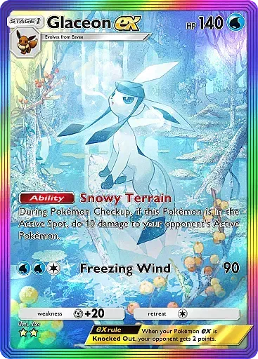 Glaceon ex Card Guide - [A2a] Triumphant Light | PTCGP Wiki