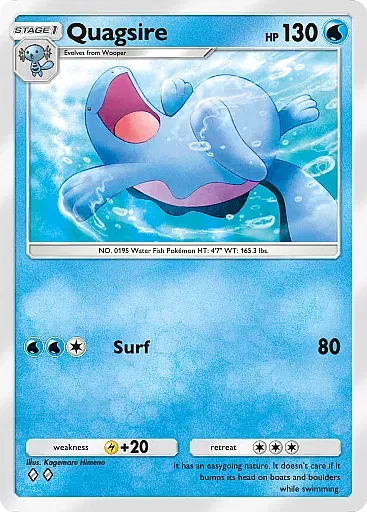 Quagsire Card Guide - [A4] Wisdom Of Sea And Sky | PTCGP Wiki
